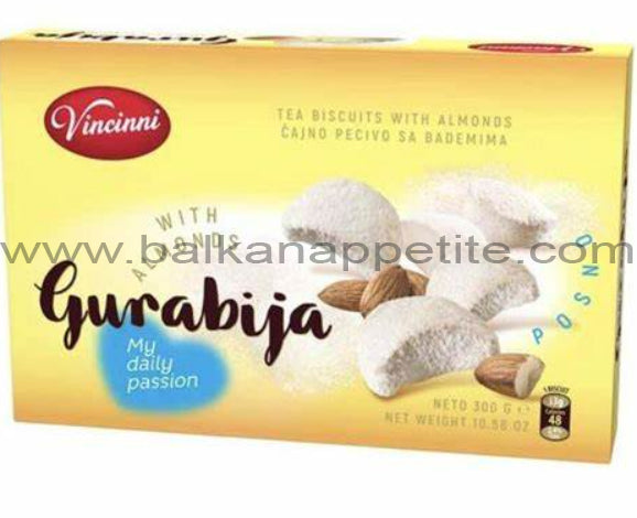 Vincinni Almond Cookies (Gurabija) 300g (10.58 oz) – Balkan Appetite