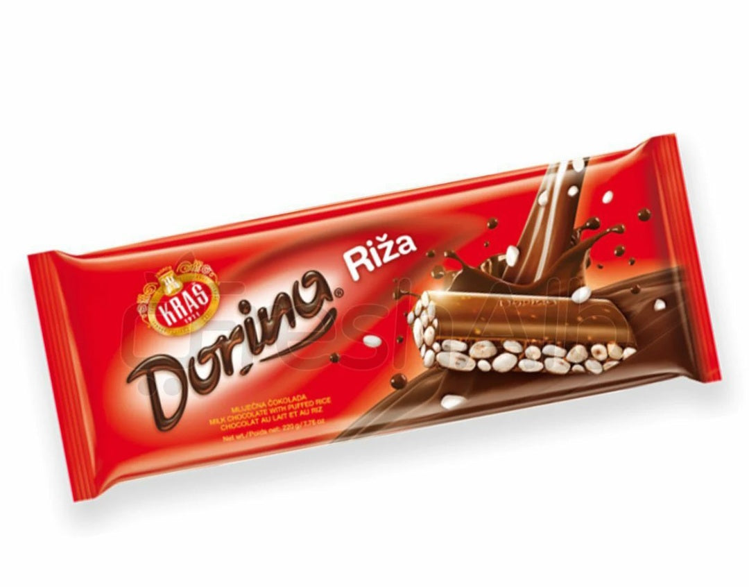 Kras Dorina Chocolate with Puffed Rice 130g (4.58oz) – Balkan Appetite