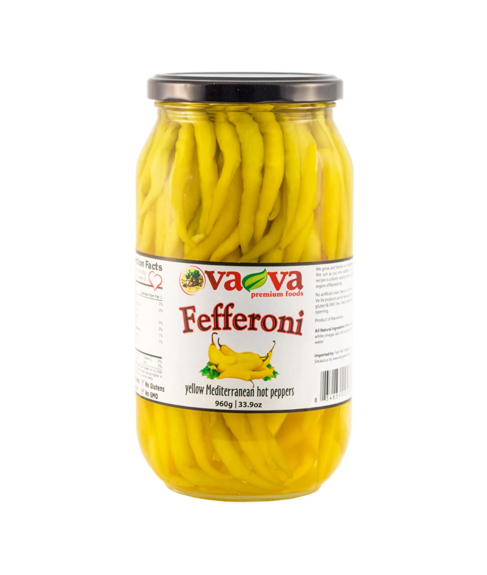 Hot yellow fefferoni (Va-Va) 960g ( 33.9 oz) – Balkan Appetite