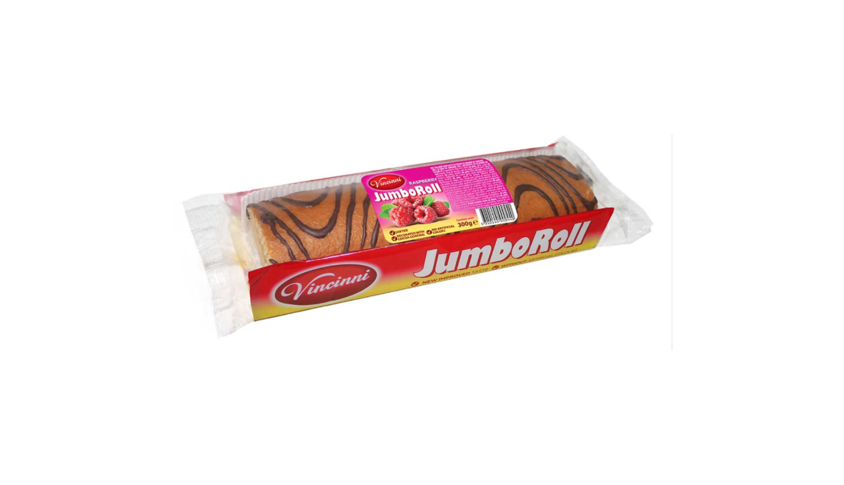 Vincinni Raspberry Swiss Roll 300g ( 10.58 oz) – Balkan Appetite