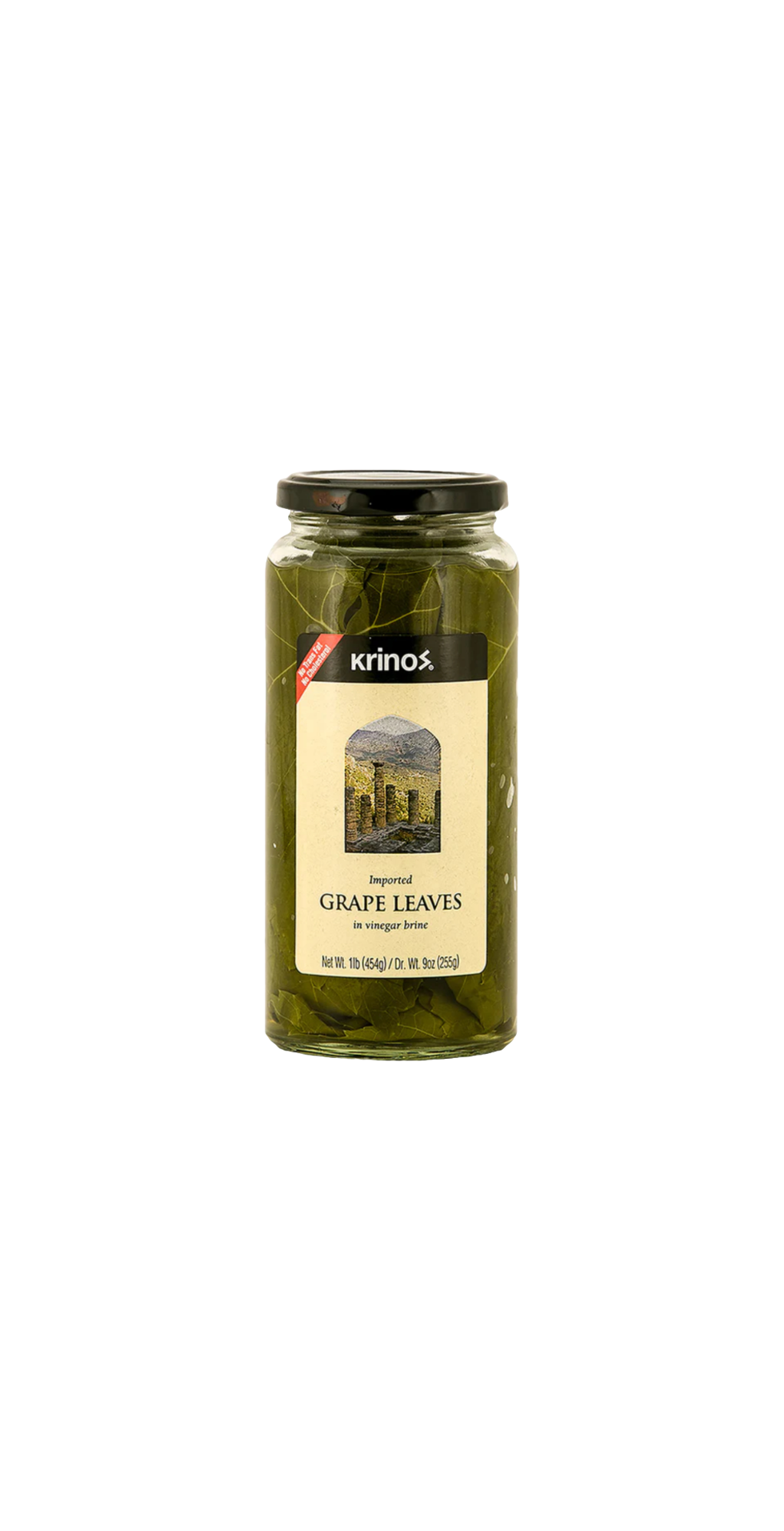 Krinos Grape Leaves jar 454g (16.01oz) – Balkan Appetite