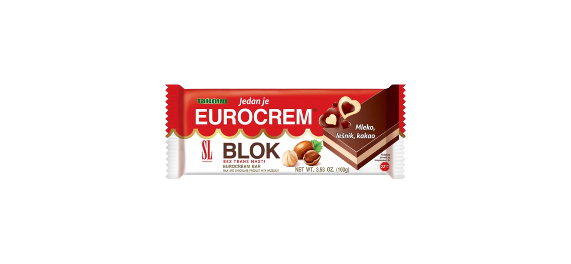 Swisslion Takovo Eurocrem Hazelnut Bars 100g (3.53oz) – Balkan Appetite