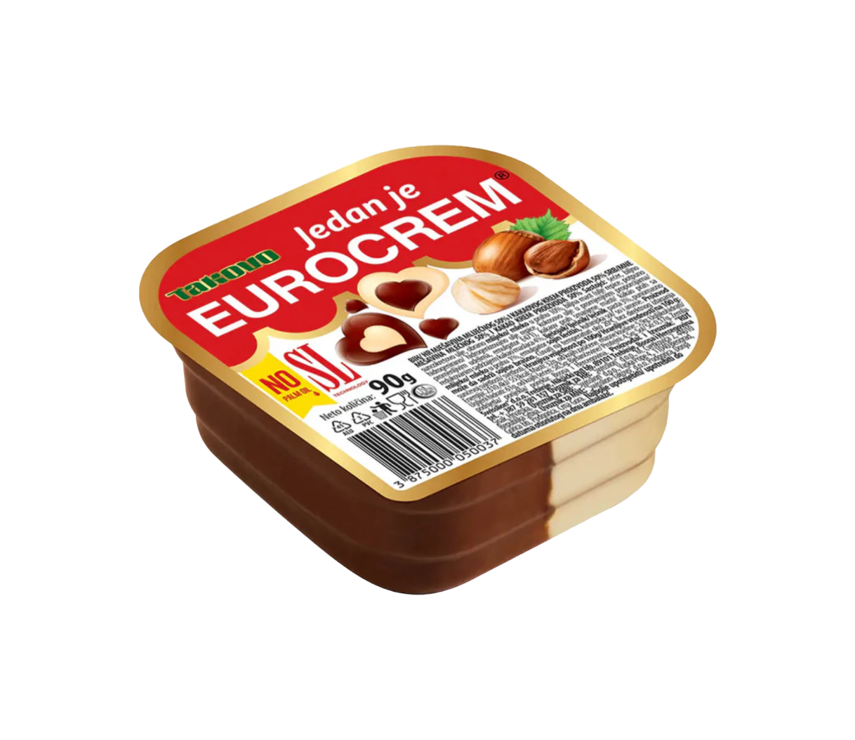 Swisslion Takovo Eurocrem Hazelnut Spread 100g tray – Balkan Appetite