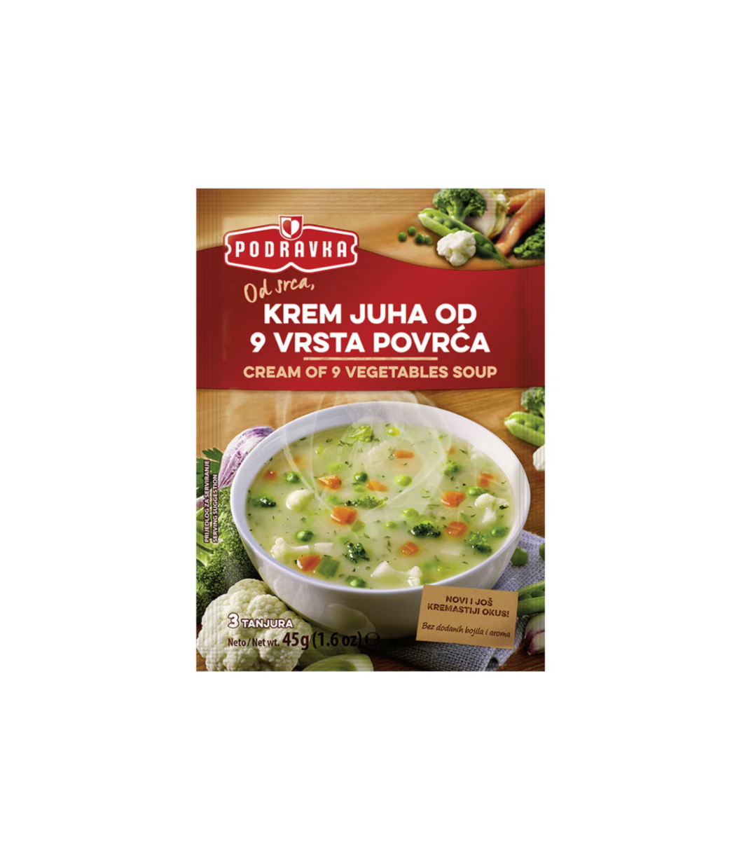 Podravka Cream of 9 Vegetables Soup 45g (1.6oz) – Balkan Appetite