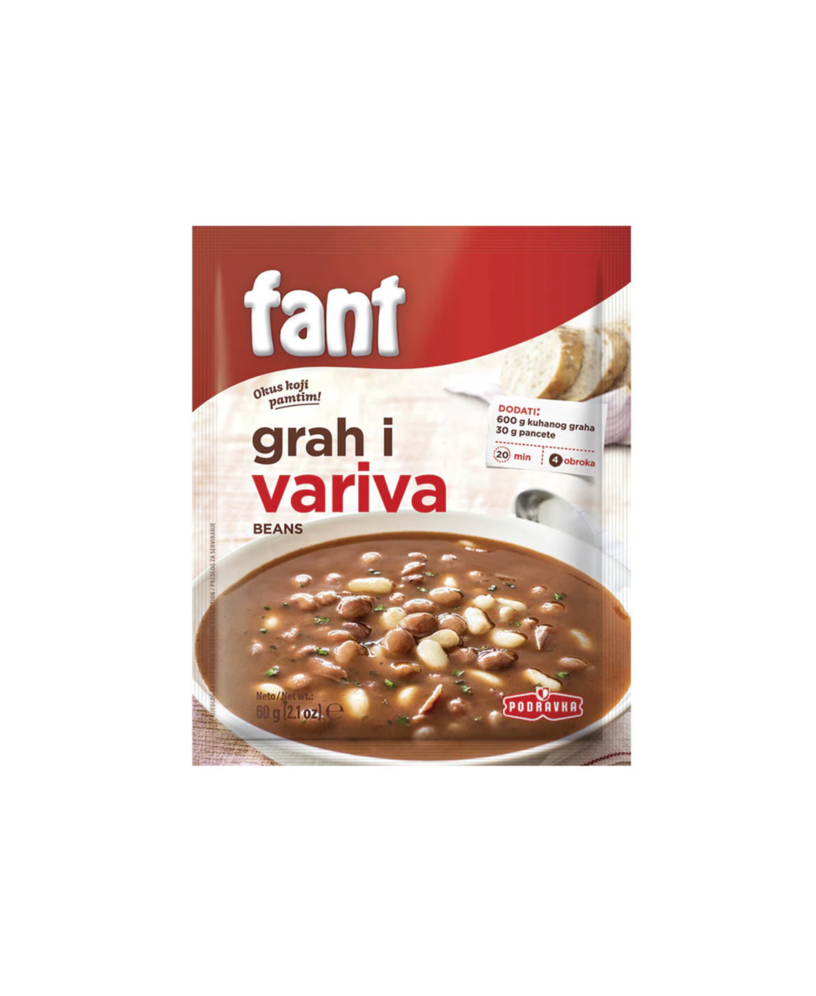 Fant Seasoning Mix For beans 60g(2.1oz) – Balkan Appetite