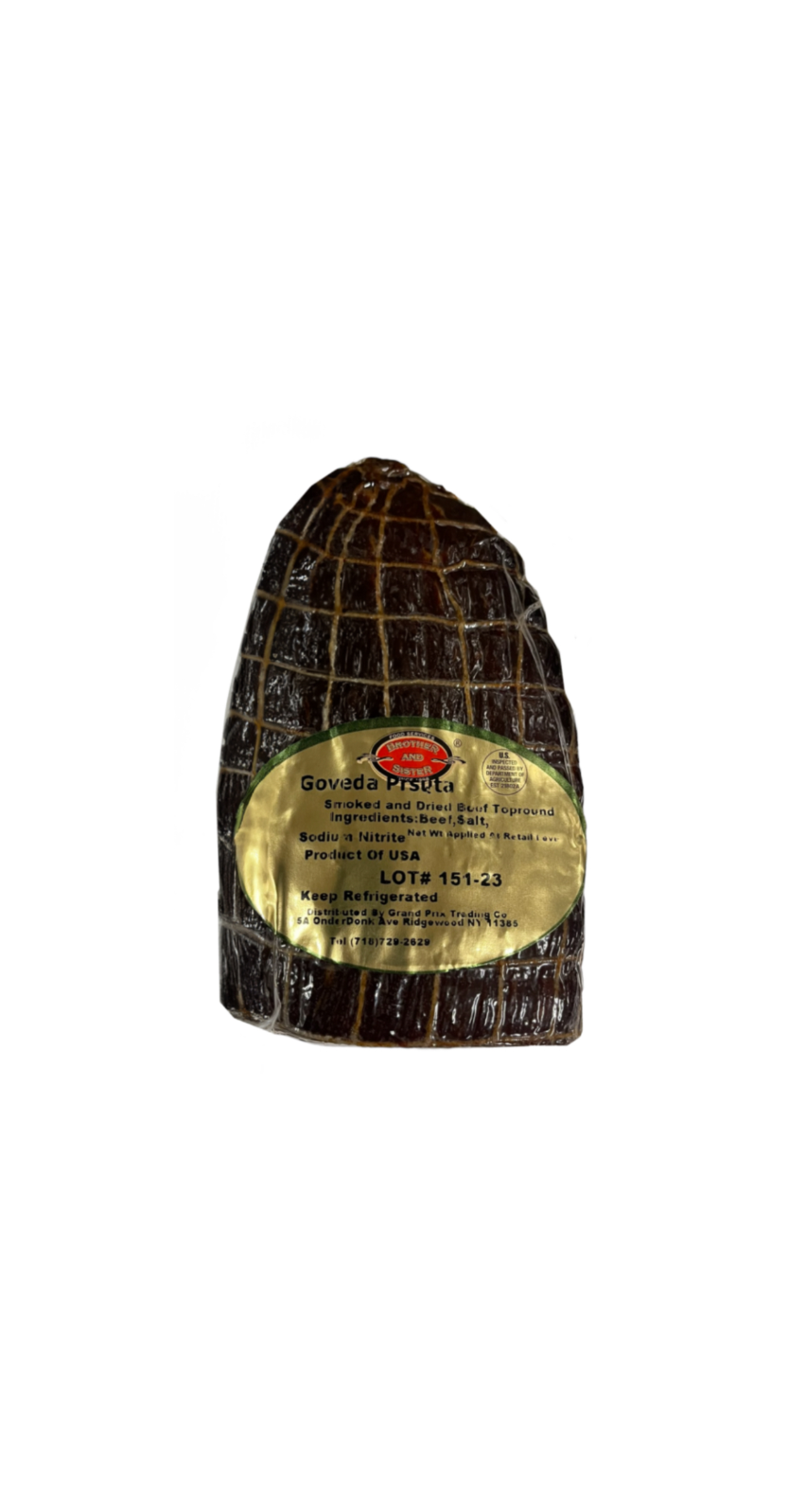 Brother & Sister Beef Prosciutto(Goveda persuta) 2.2LB – Balkan Appetite