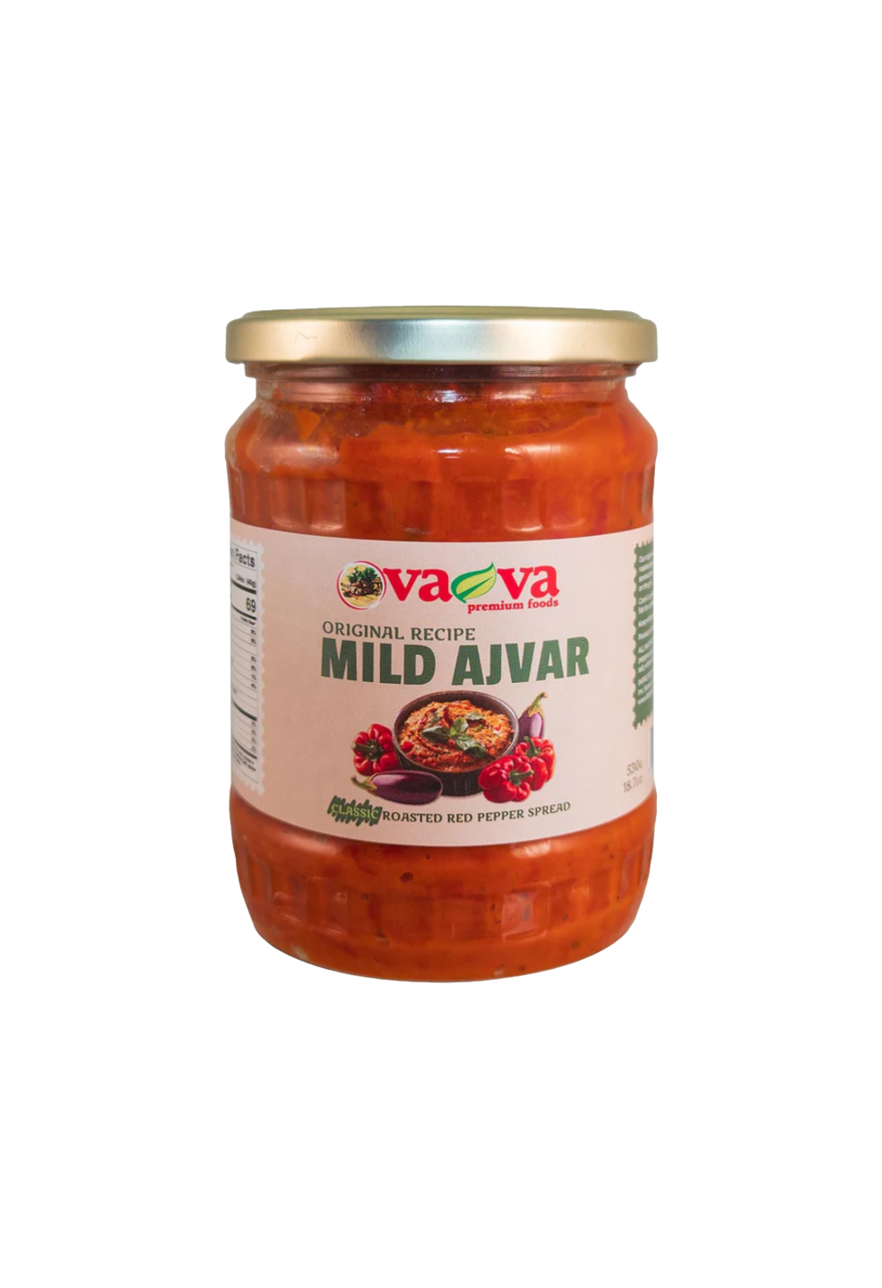Original Recipe Mild Ajvar (Va-Va) 530g (18.7 oz) – Balkan Appetite