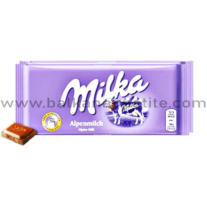 Milka Alpine Milk Chocolate 100GR – Balkan Appetite