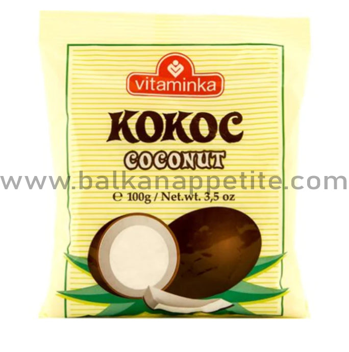 Vitaminka Coconut Flakes 100g bag – Balkan Appetite