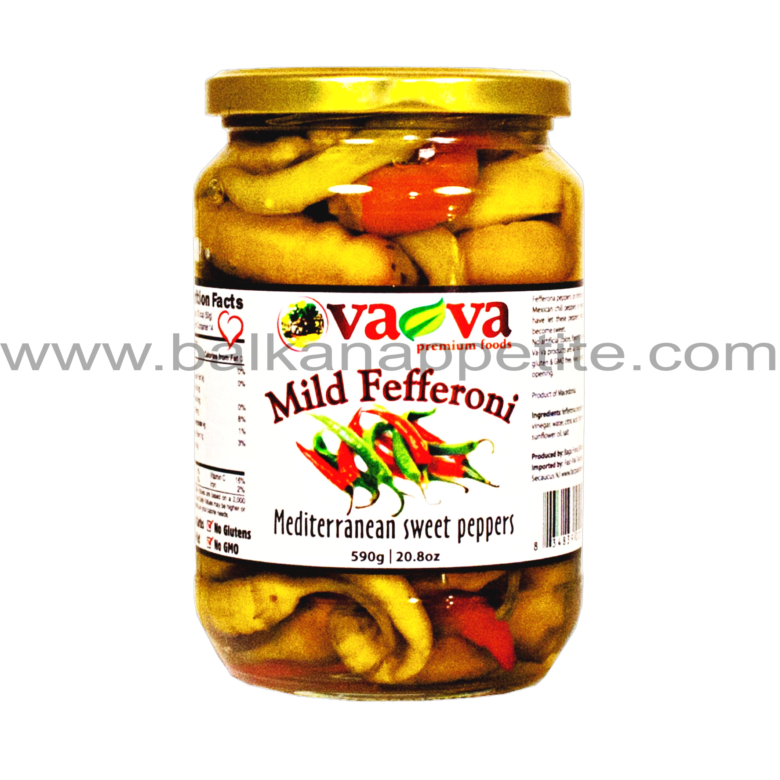 Mild fefferoni (Va-Va) 590g (20.8oz) – Balkan Appetite