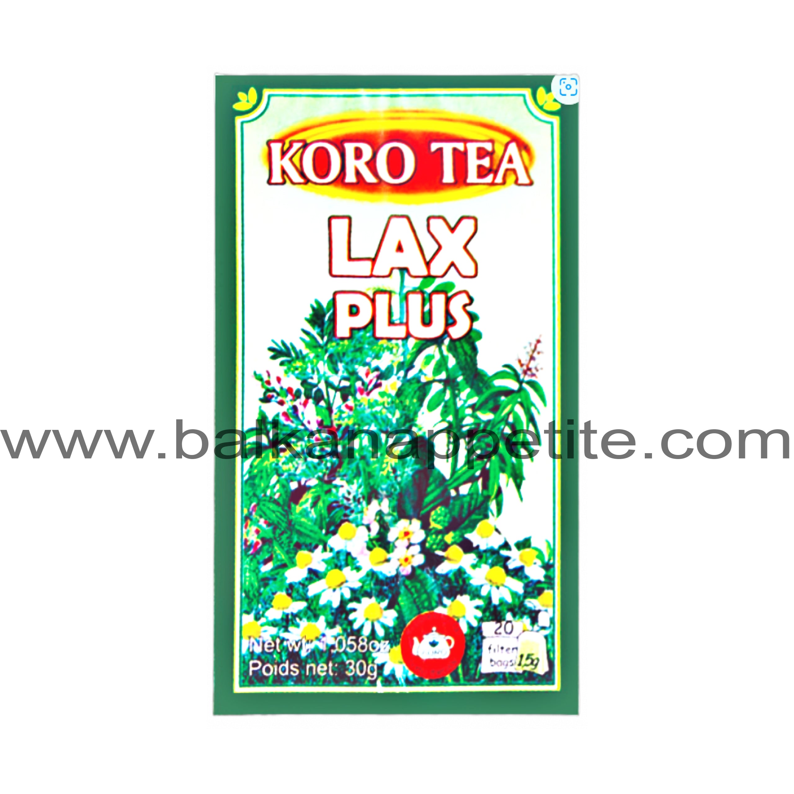 Lax Plus Tea (Koro) 30g ( 1.058oz) – Balkan Appetite
