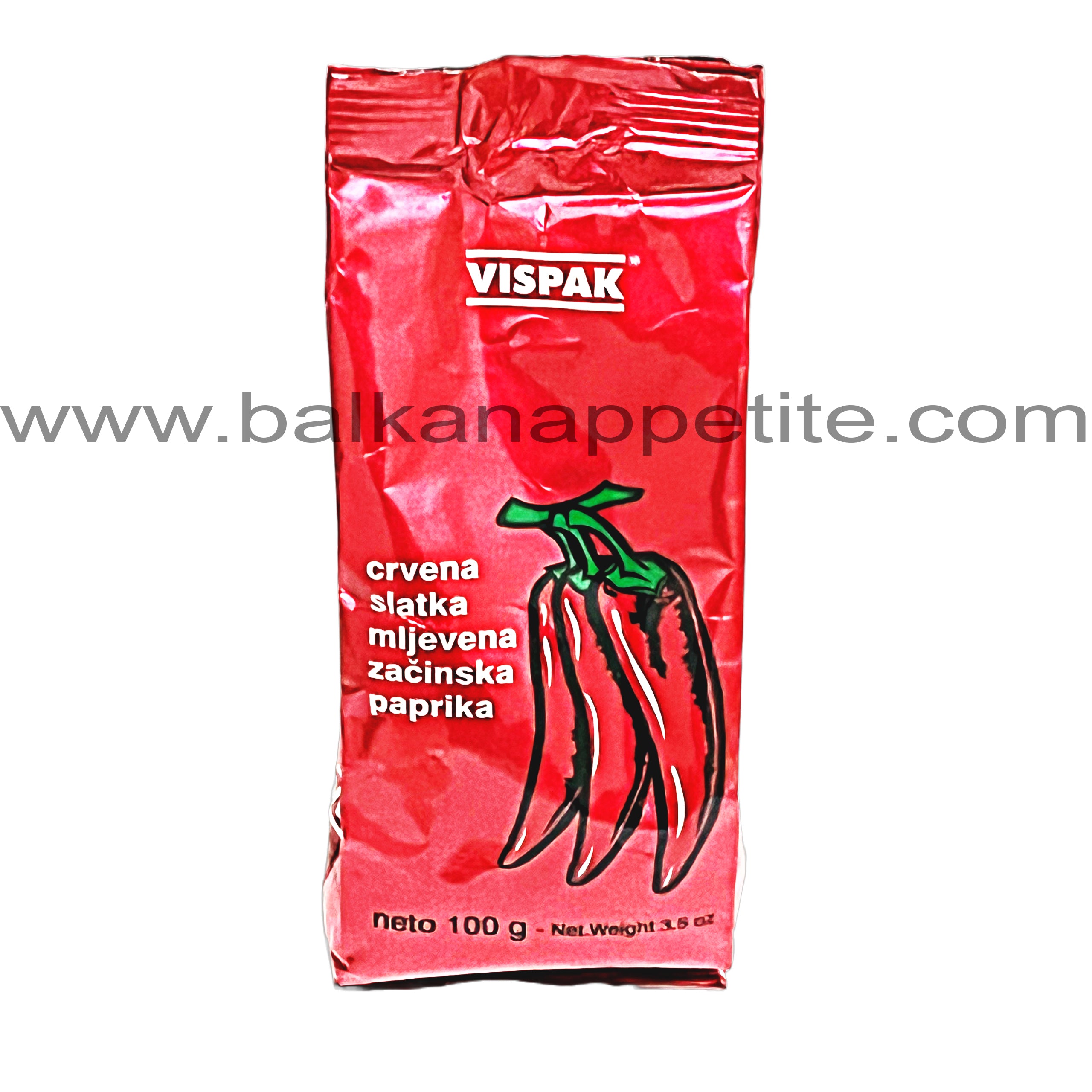 Vispak Paprika bag100g (3.5oz) – Balkan Appetite
