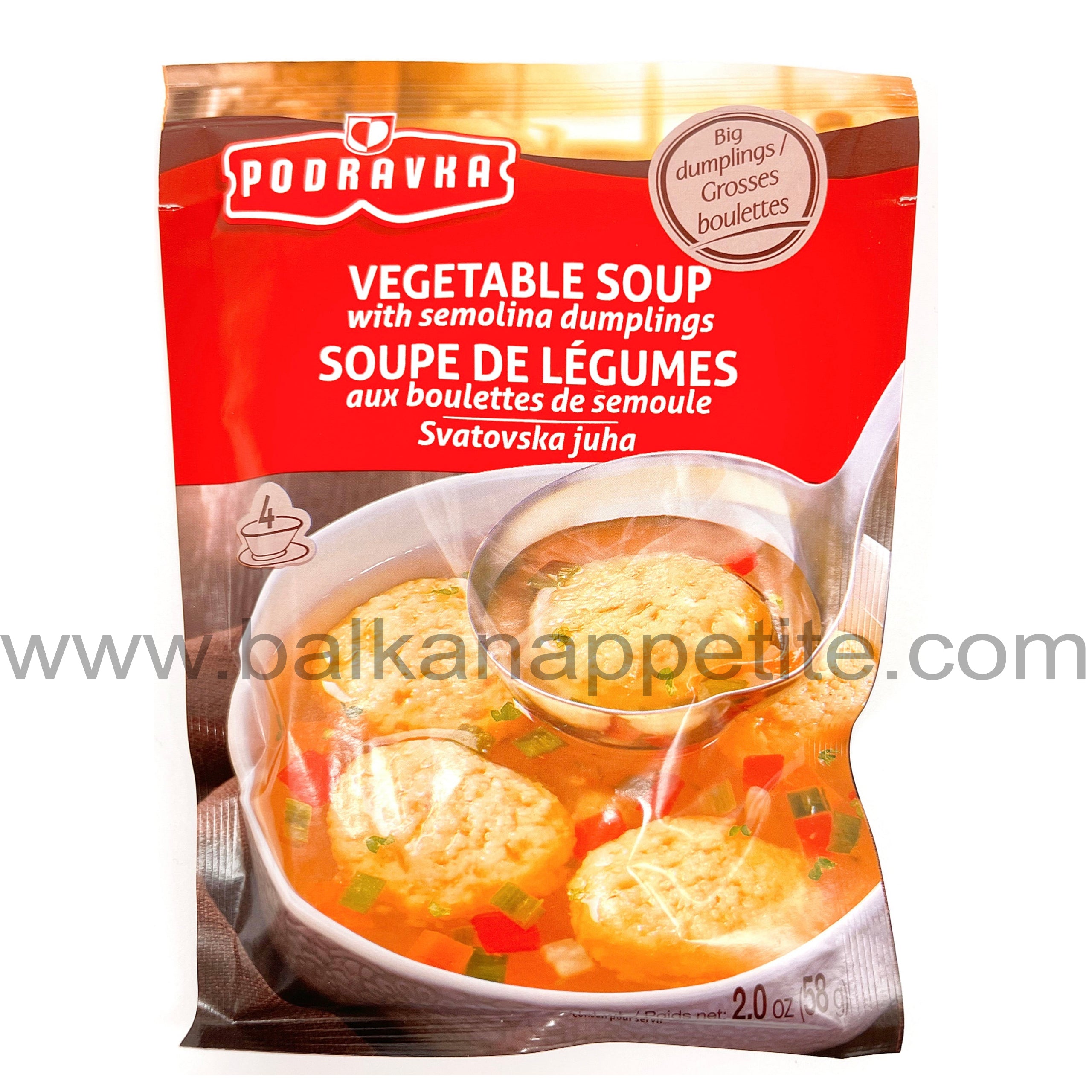 Podravka Vegetable Soup 58g(2oz) – Balkan Appetite