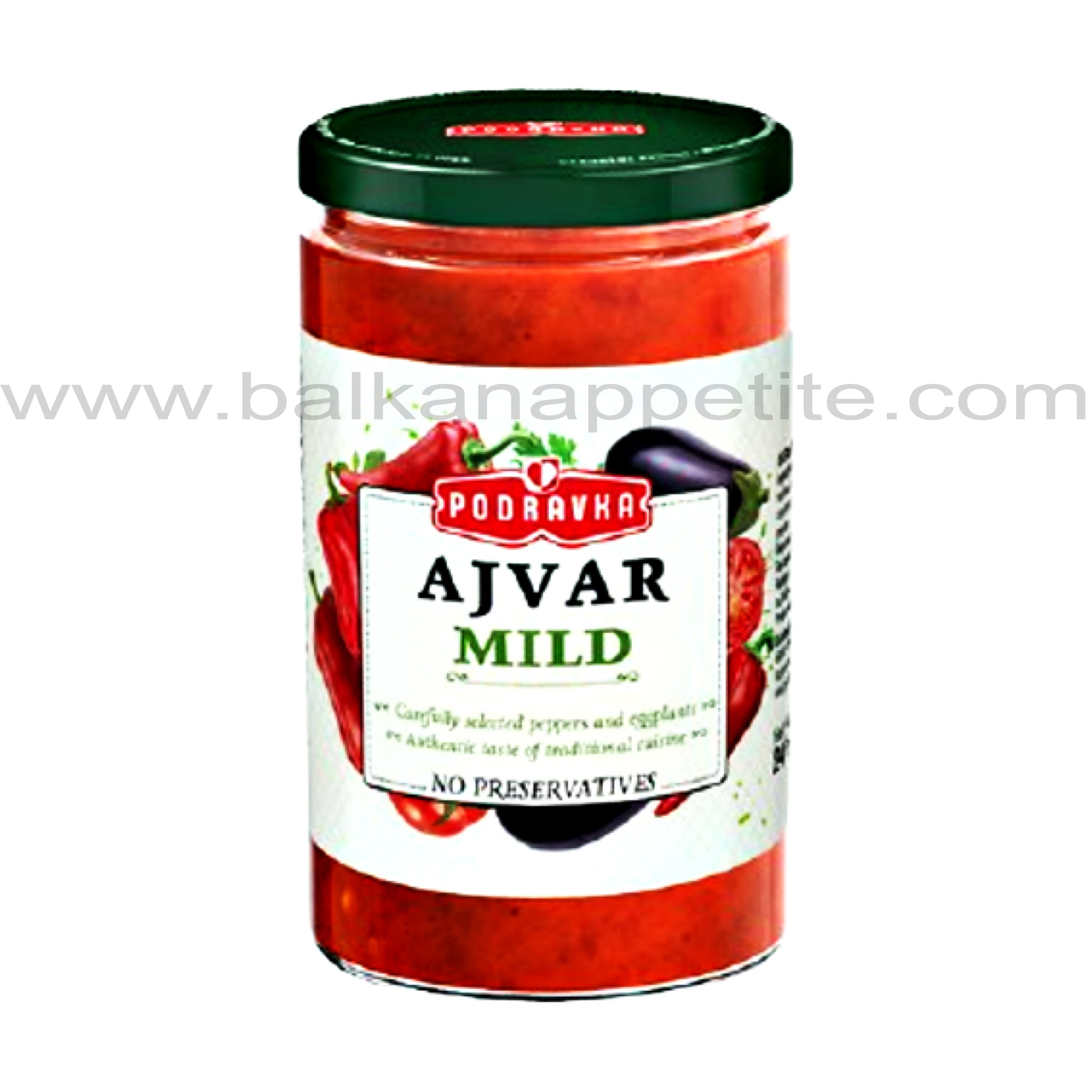Podravka Ajvar Mild 350g(12.5oz) – Balkan Appetite
