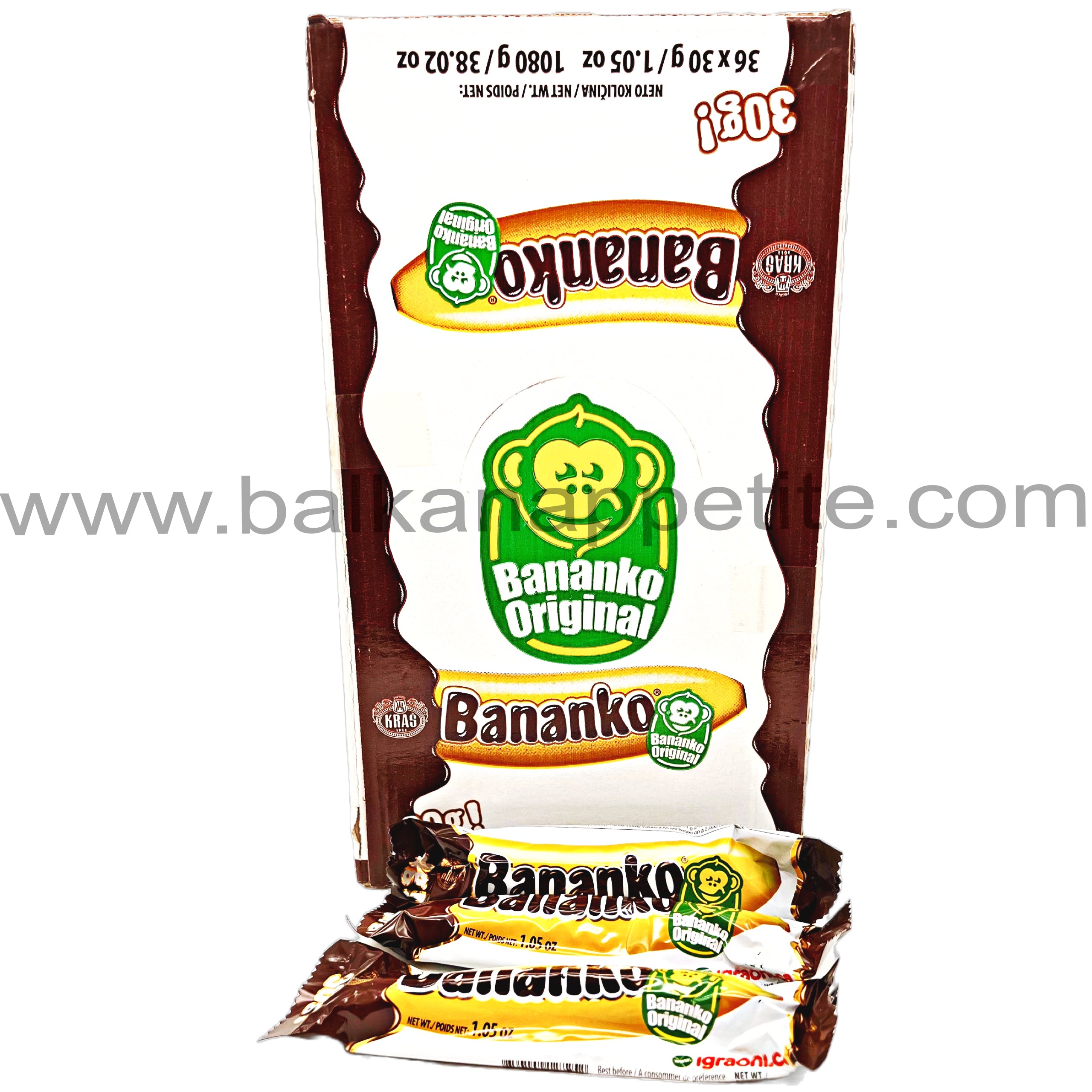 Kras Bananko Chocolate Snacks 30g (1.05oz) – Balkan Appetite