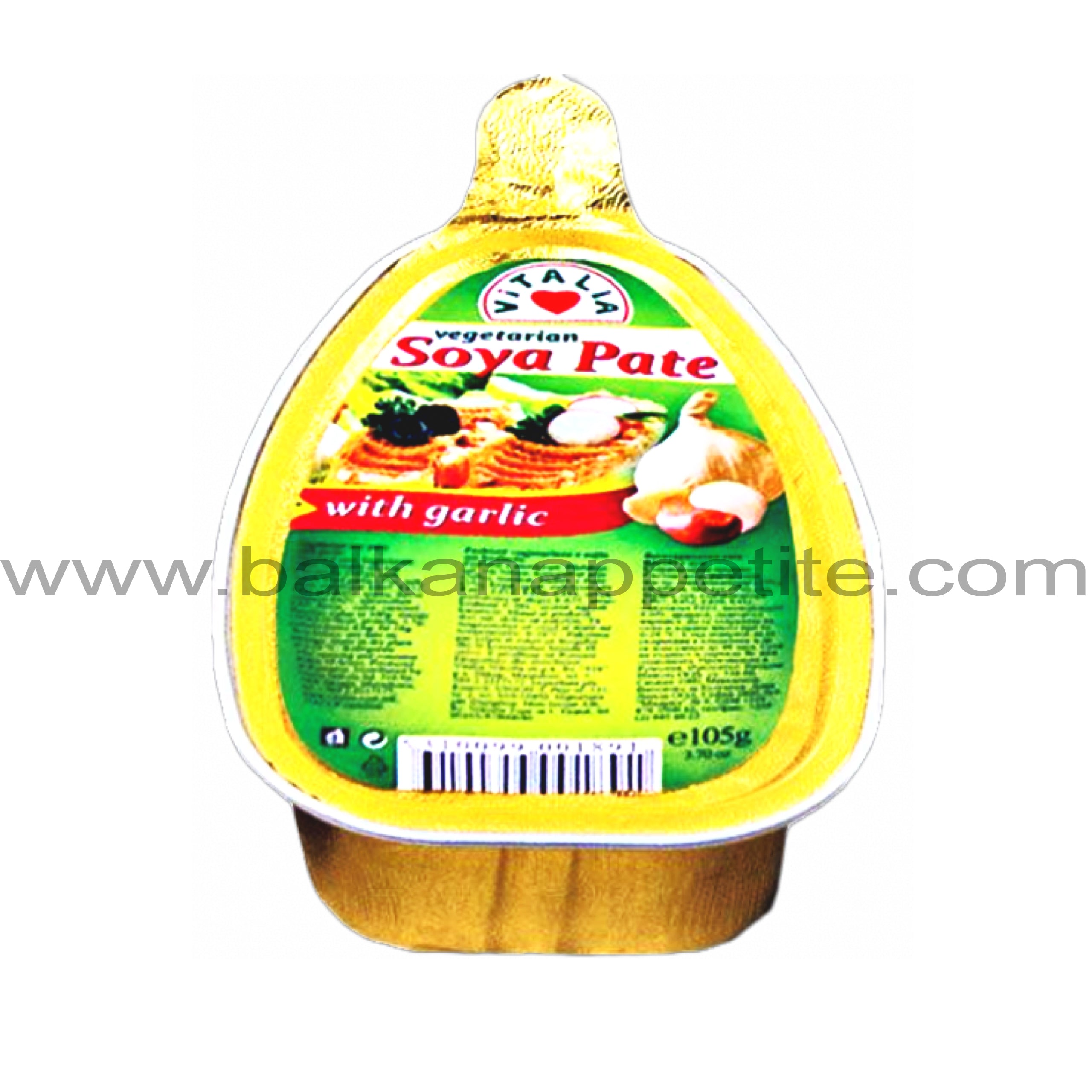 Vitalia Garlic Soy Pate 105g ( 3.7oz) – Balkan Appetite