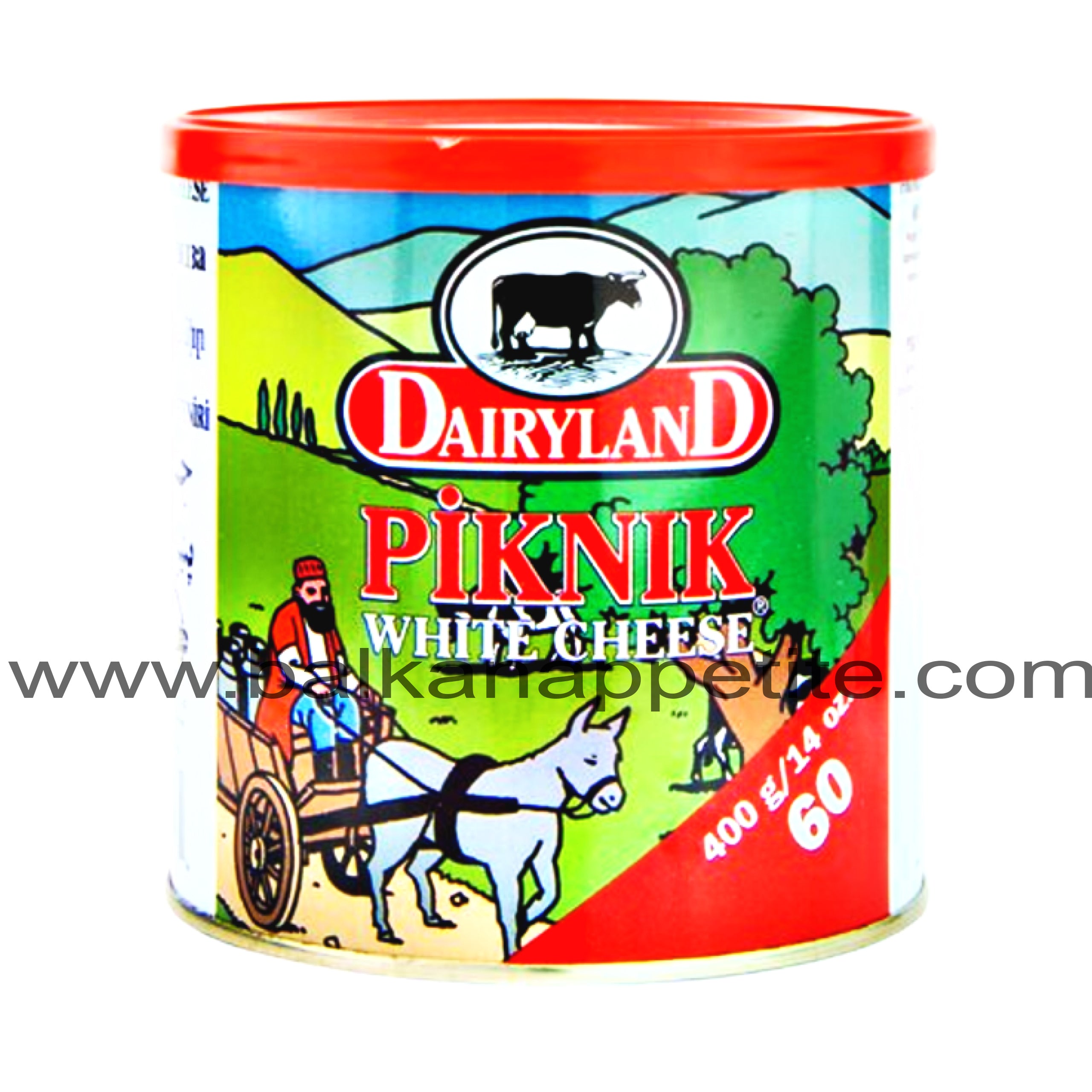 Dairyland Sutdiyari Piknik White Cheese tin 400g(14oz) – Balkan Appetite