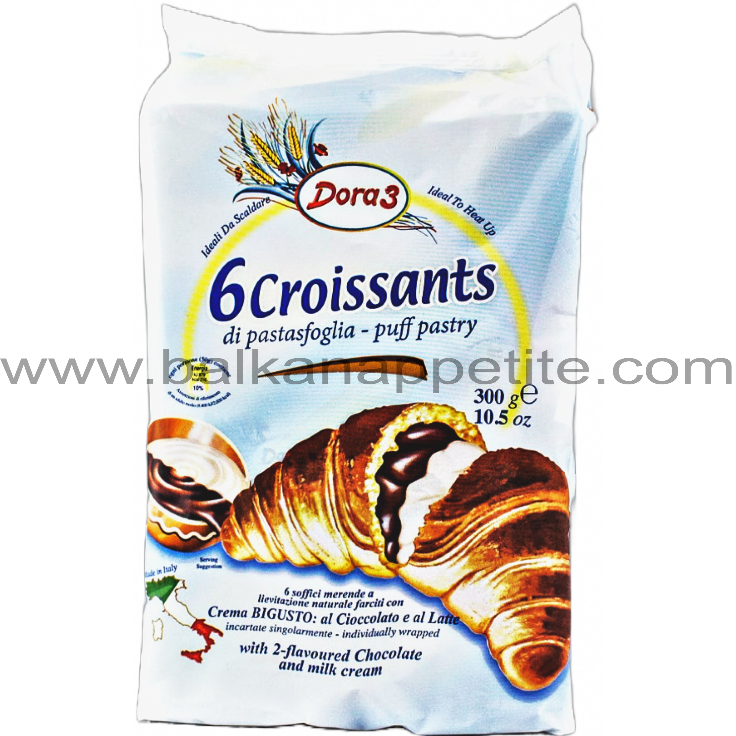 Dora3 Croissants Cream and Chocolate 300g ( 10.58 oz) – Balkan Appetite