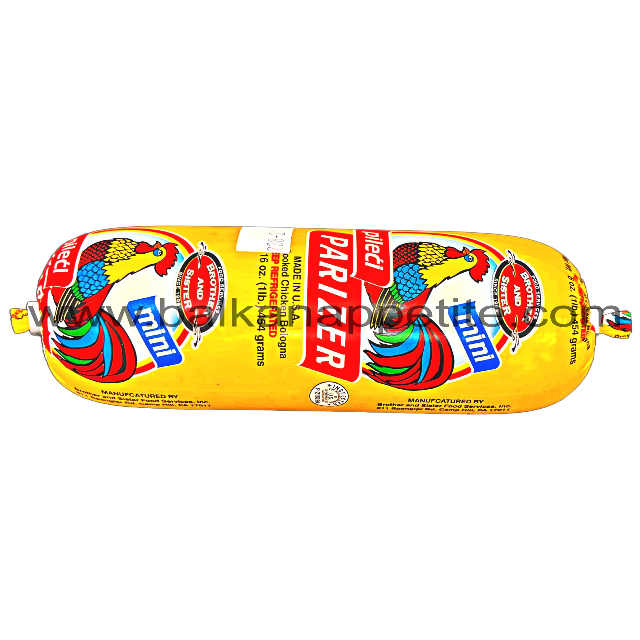 Brother & Sister Chicken Salami (Pileci Parizer) 1LB – Balkan Appetite