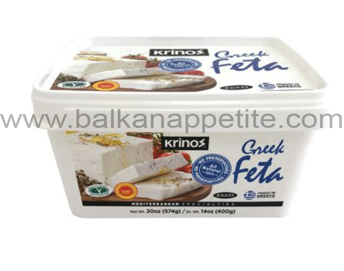 Krinos Feta Cheese tub 400g (14oz) – Balkan Appetite